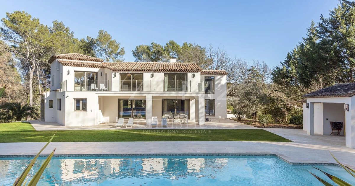 Mougins - Beveiligd domein, prachtige gerenoveerde villa - Te koop ...